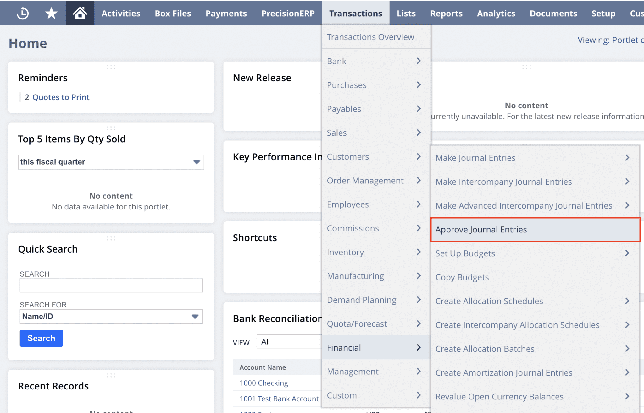 Journal Entry Approvals: Part 2 | Suite Answers That Work
