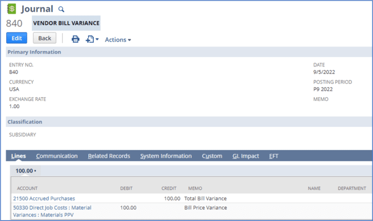 Understanding Vendor Bill Variances: A Comprehensive Guide
