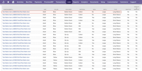 The Ultimate Guide to Matrix Items - SuiteAnswersThatWork