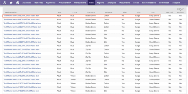 The Ultimate Guide to Matrix Items - SuiteAnswersThatWork