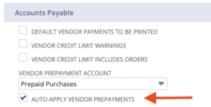 Navigating Prepayments in NetSuite