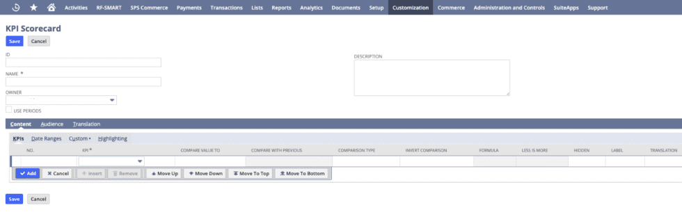 NetSuite KPI Scorecards: Comprehensive Business Metrics